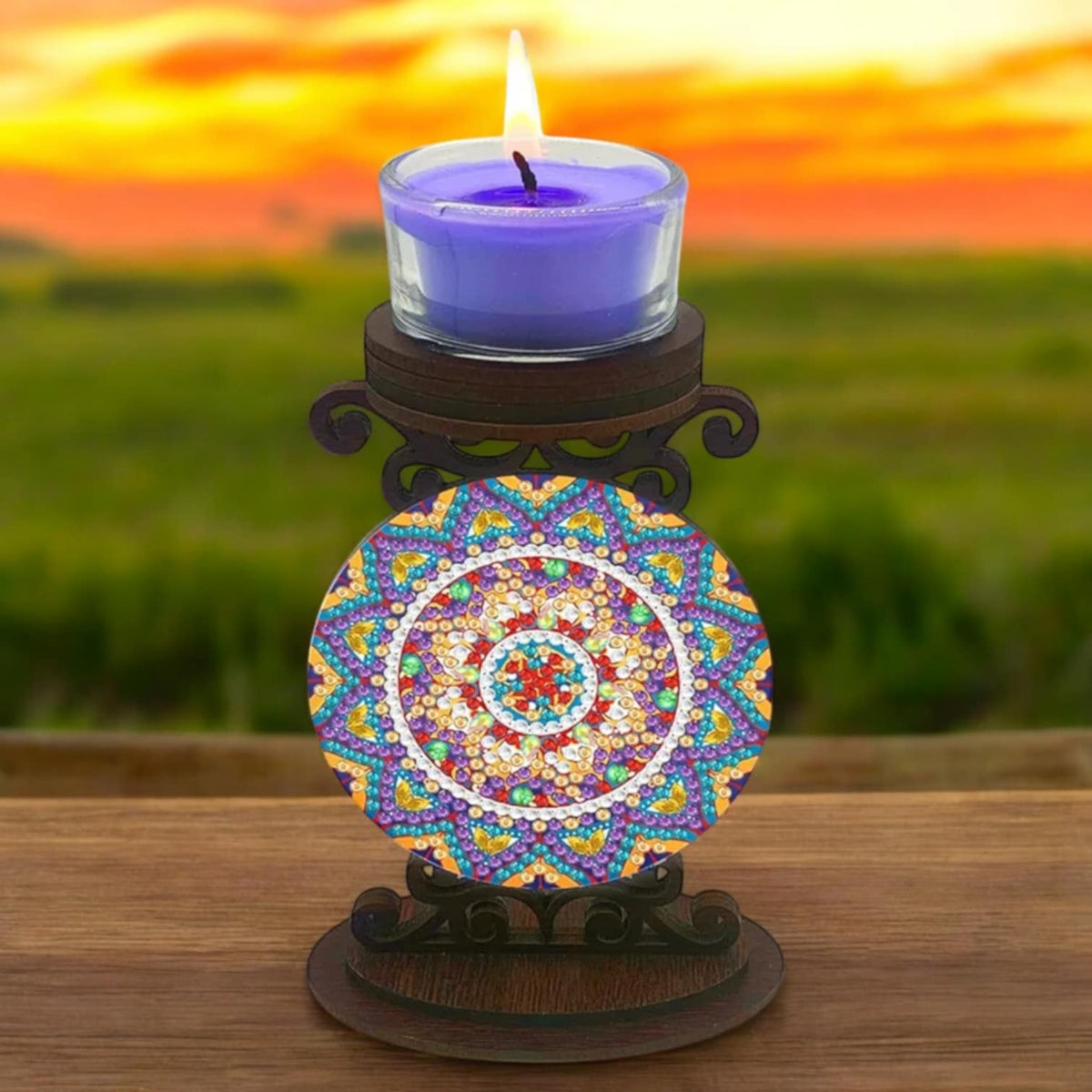 Candle Holder - Mandala – Diamond Painting Depot